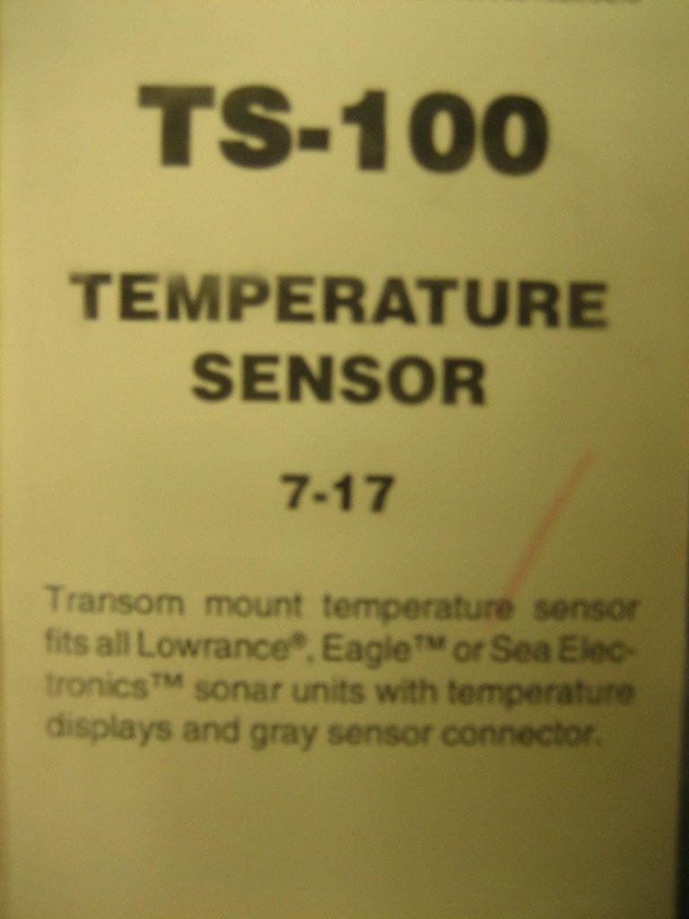 NEW - LEI TS-100 Temperature Sensor Transom Mount - Lowrance LEI - Max ...