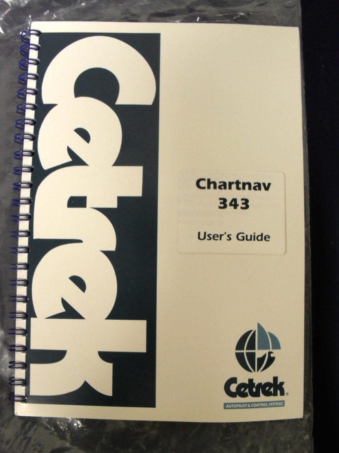 USED Cetrek Chartnav 343 User's Guide & Operation Guide - Max Marine ...