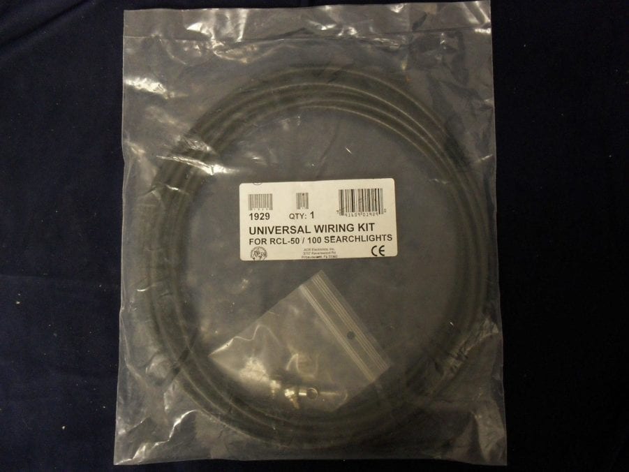 NEW Universal Wiring Kit for RCL-50 - RCL-100 Searchlight - ACR - 1929 ...