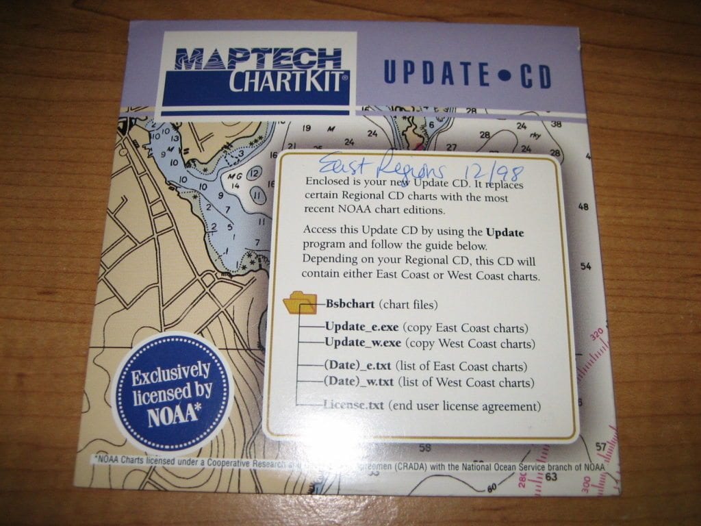 MAPTECH Chart Kit Update CD East Regions 12/98 Ed 2.1 Version 2.0 - Max ...