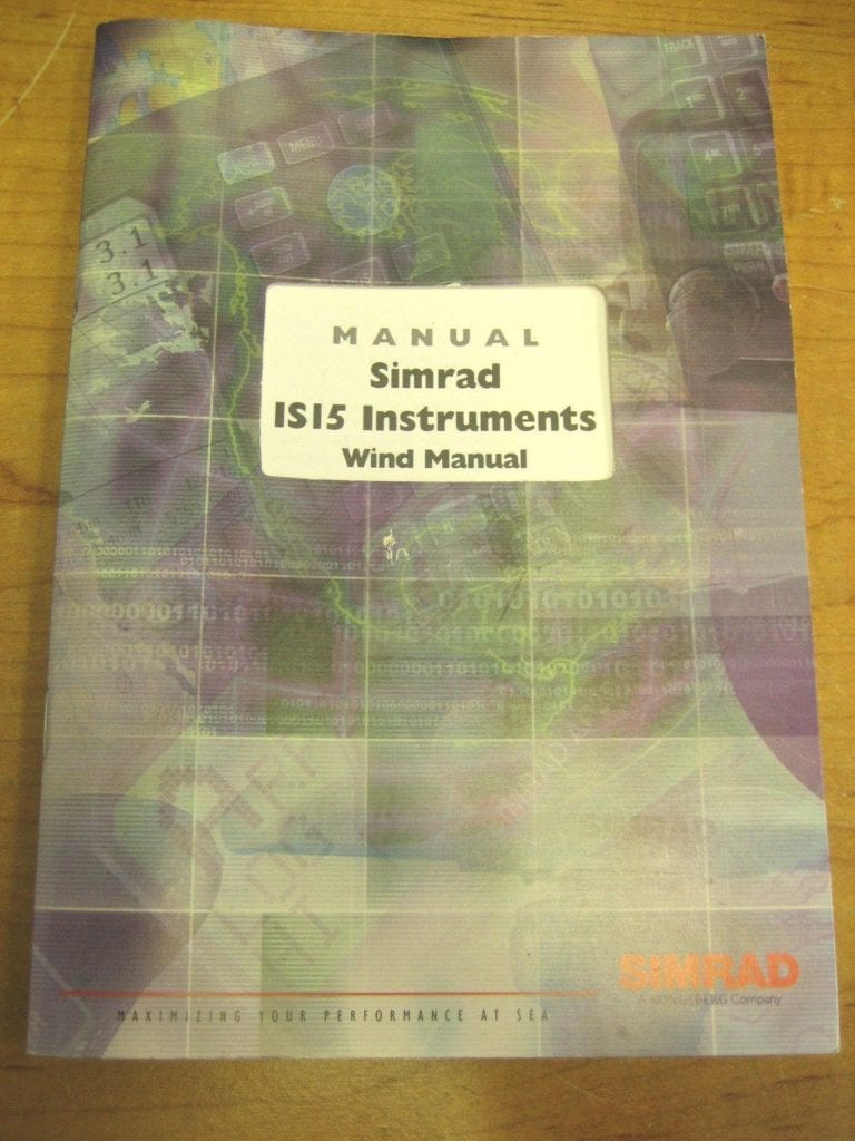 Simrad IS15 Instruments Wind Manual 20220752 - Max Marine Electronics