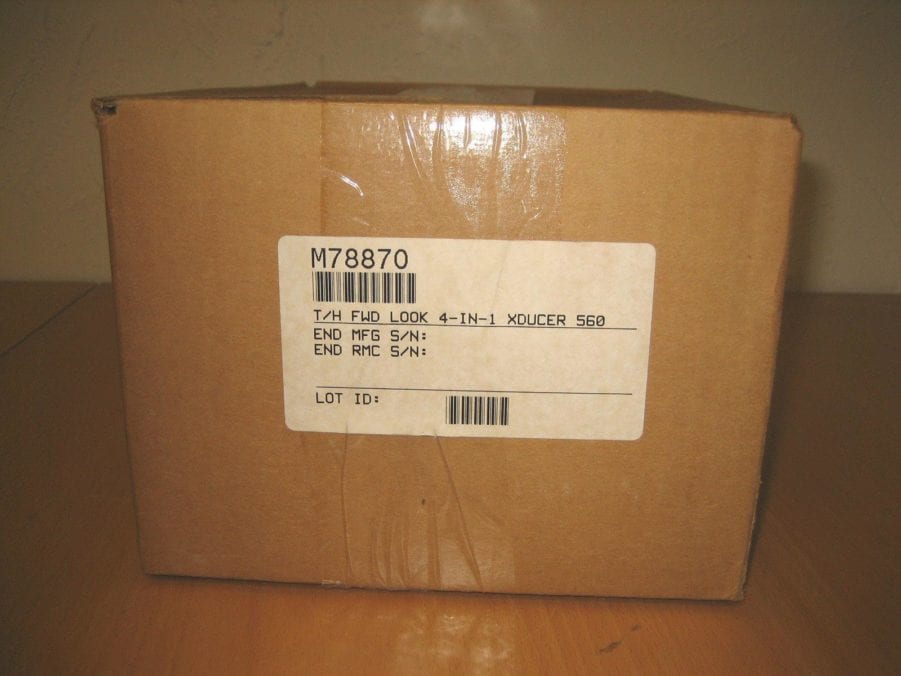 NEW & COMPLETE Apelco 560 - M78870 Thru-Hull Forward Looking Transducer ...