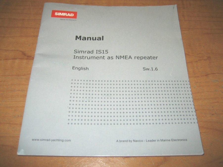 Simrad IS15 Instrument as NMEA Repeater Manual 1.6 - Max Marine Electronics