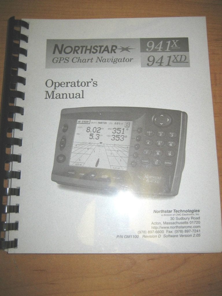 Northstar GPS Chart Navigator 941X 941XD Operator's Manual - Max Marine ...