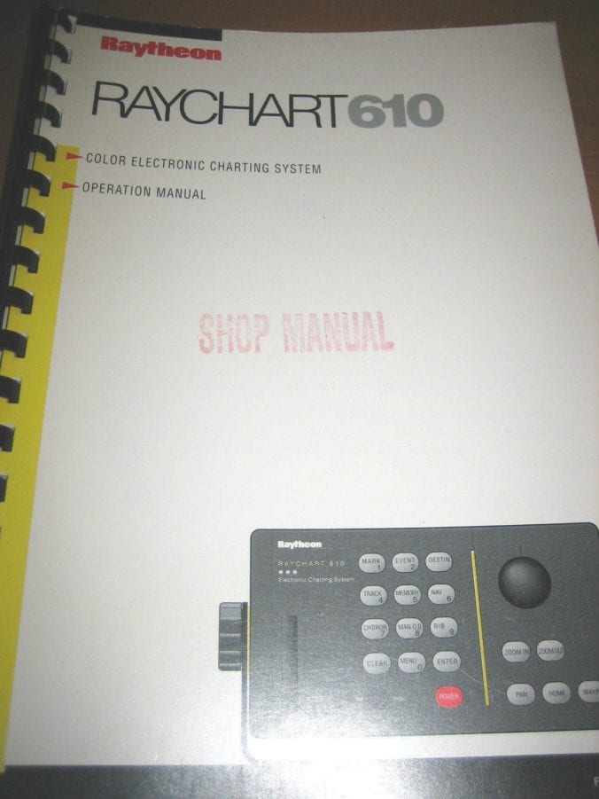 Raytheon Raymarine RayChart610 Color Electronic Charting System ...