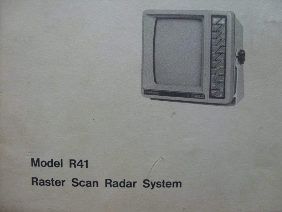 RayMarine Model R41 Raster Scan Radar System Soft Cover Instruction ...