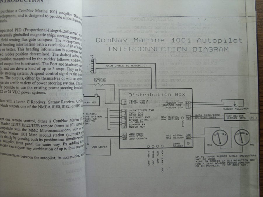 ComNav Marine Soft Cover 1001 Autopilot Installation And Operation ...