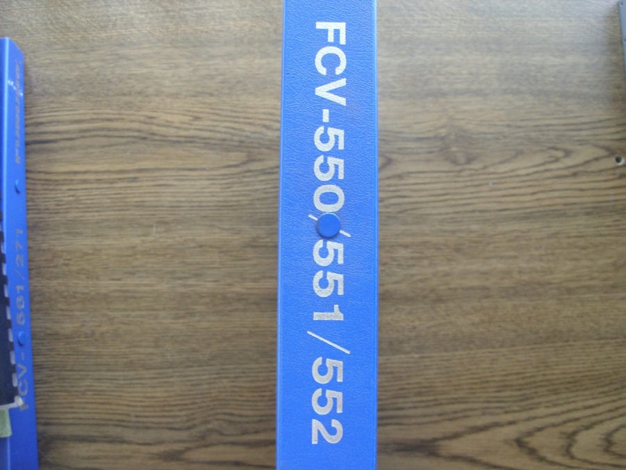 Furuno FCV-550 551 552 Hard Cover Service Instruction Manual - Max ...