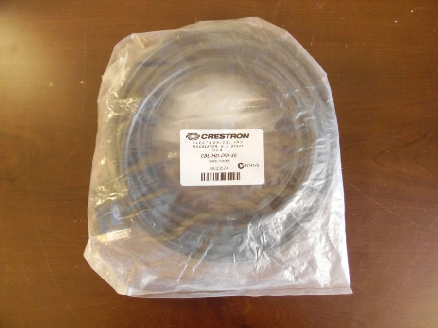 Crestron CBL-HD-DVI-30 30ft Certified DVI/HDMI Interface HD Cable - Max ...