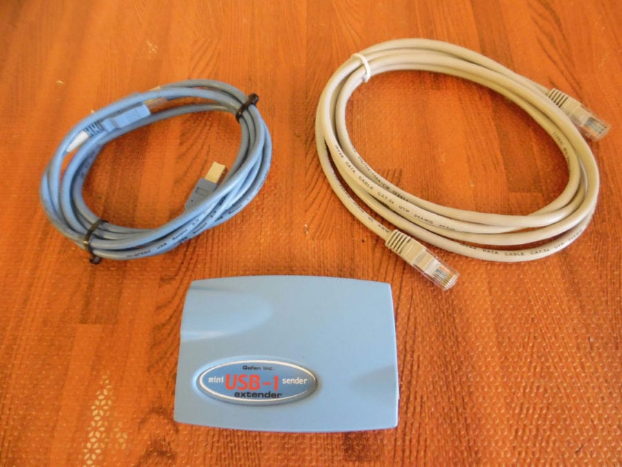 Gefen Mini-USB-1 Sender Extender Over CAT5 w/ USB & CAT5 Cable - Max ...