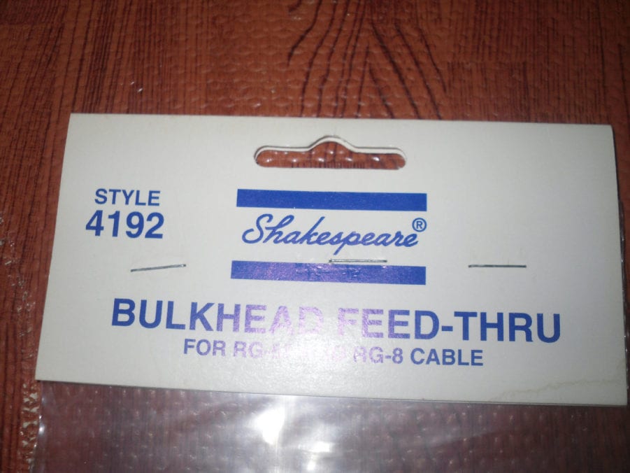 Shakespeare 4192 Bulkhead Pass-through Feed-Thru Kit for RG-58 and RG ...