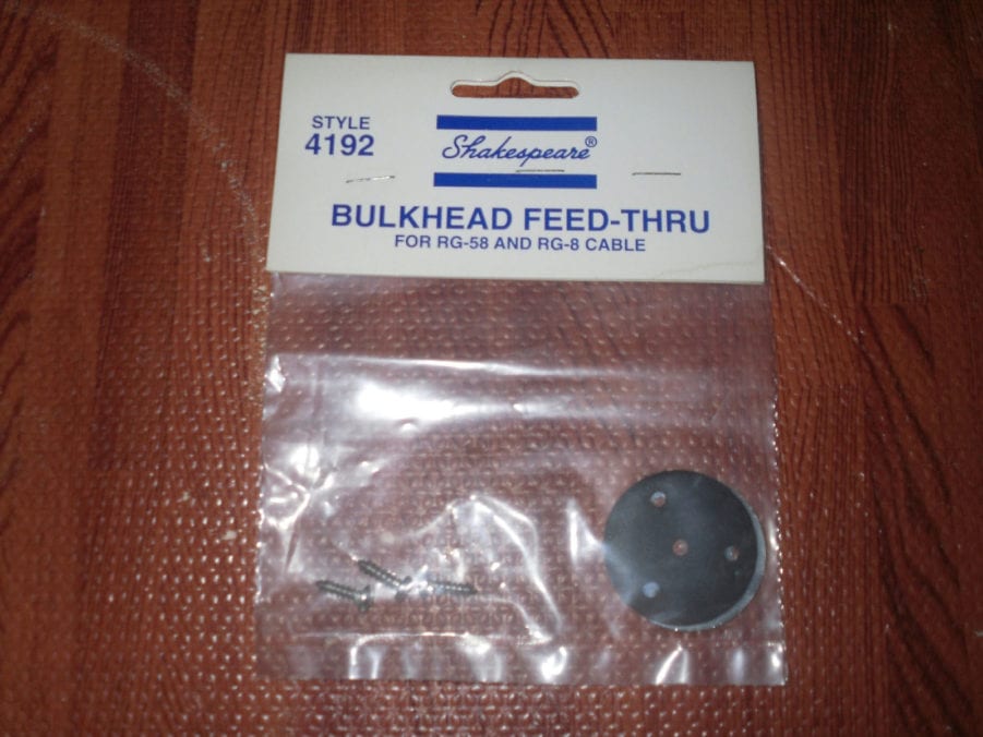 Shakespeare 4192 Bulkhead Pass-through Feed-Thru Kit for RG-58 and RG ...
