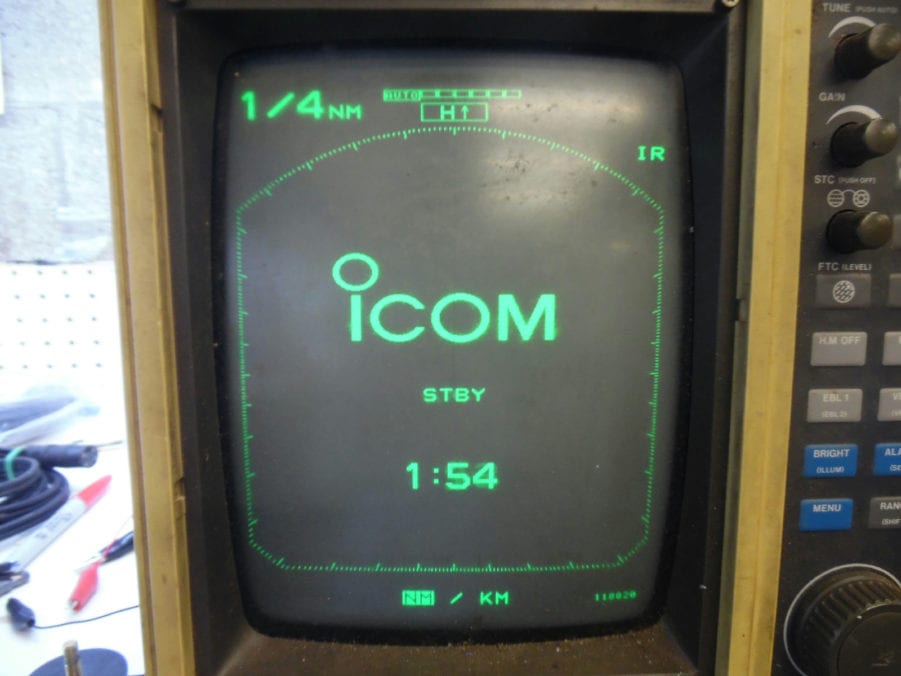 Icom Marine Radar Display - TESTED WORKING 100% - MR-61 - 90 Day ...