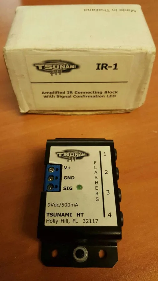 Tsunami HT IR-1 Amplified IR Connecting Block w/ Signal Confirmation ...