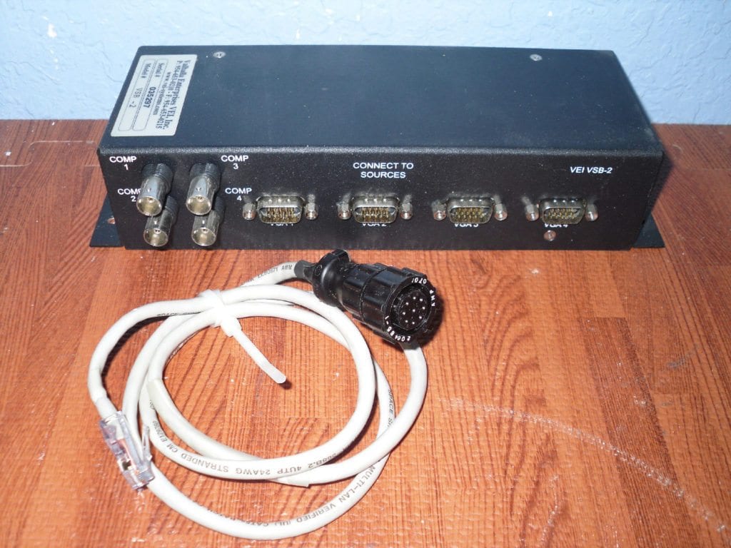 VEI Video Switch Box VSB-2 + Cable - Max Marine Electronics