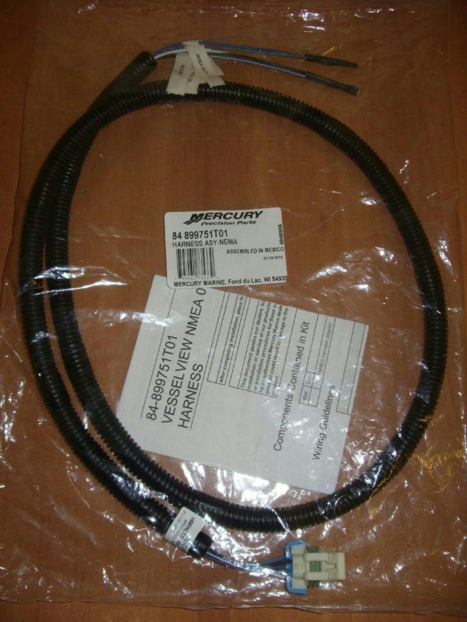 Mercury 84-899751T01 Smart Craft Vessel View GPS Input NEMA Harness ...
