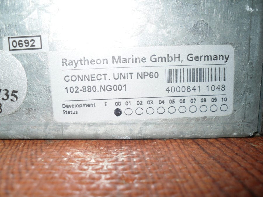 Raytheon/Anschutz/Nautopilot NP60 Connection Unit - 102-880.NG001 ...