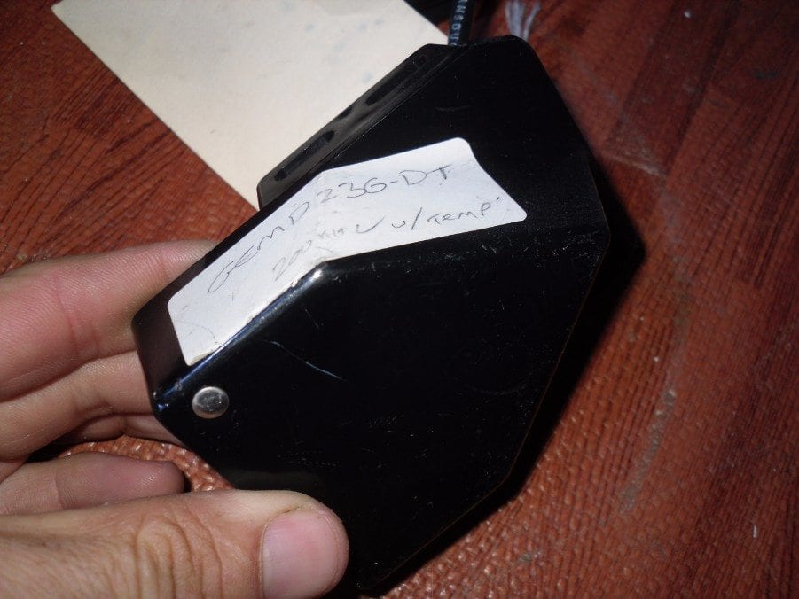 Radarsonics 200 kHz Transom Mount Transducer Body - 8 Pin Sitex Furuno ...