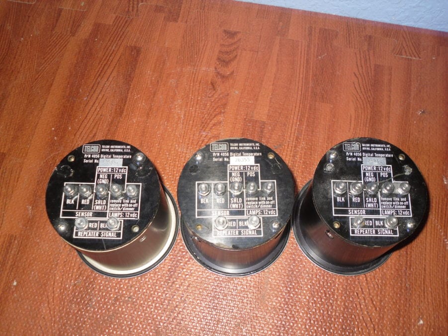 Telcor LOT OF 3 4056 Temperature Displays - FOR PARTS/REPAIR - AT LEAST ...