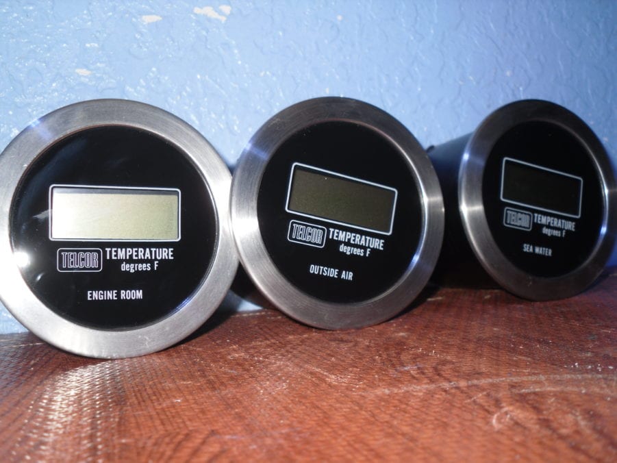 Telcor LOT OF 3 4056 Temperature Displays - FOR PARTS/REPAIR - AT LEAST ...