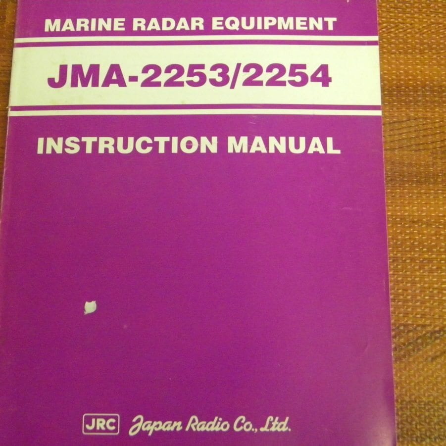 JRC JMA-2253/2254 Instruction Manual - Max Marine Electronics