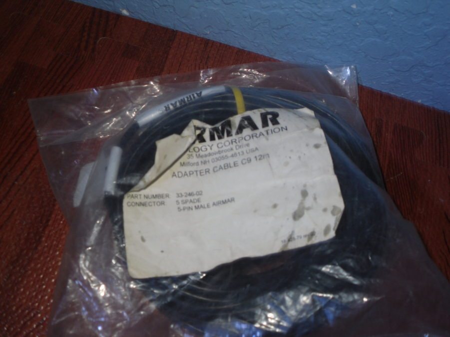 Airmar Speed Temp Transducer Mix and Match Cable w/Spade Connectors 5 ...