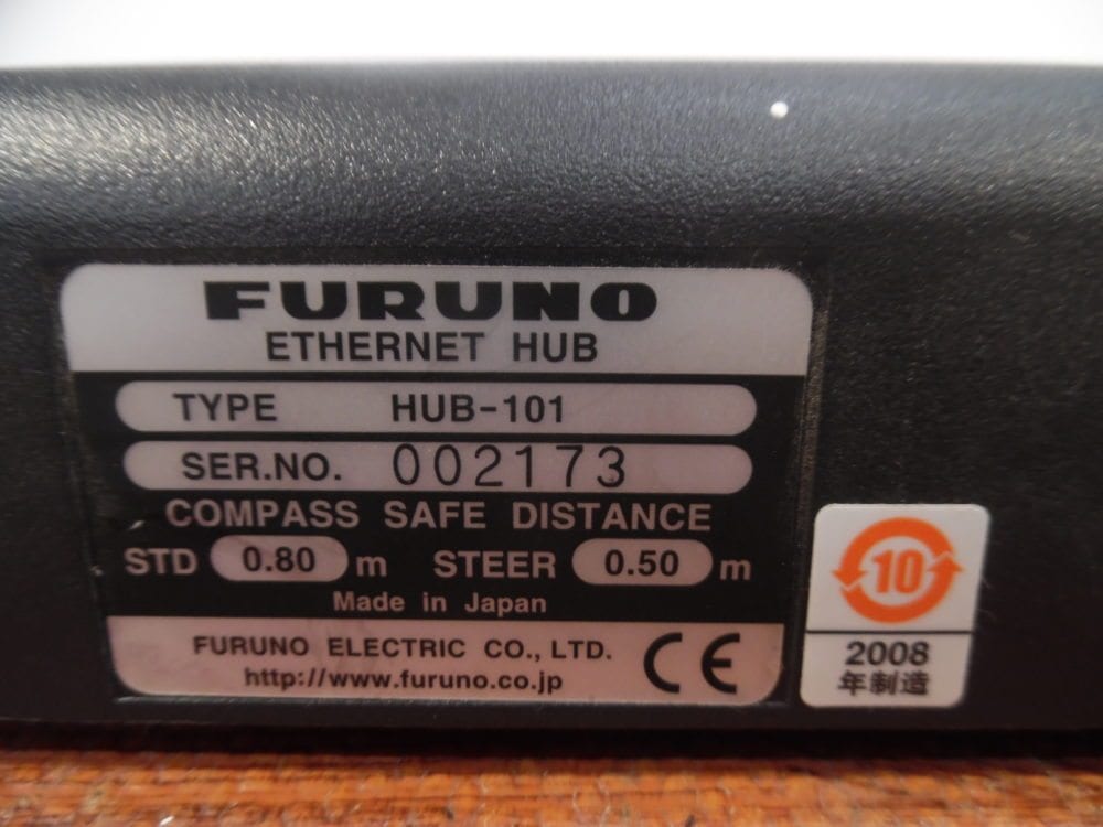 Furuno HUB-101 Ethernet Switch Hub for Navnet 3D TZ Ethernet Tested ...