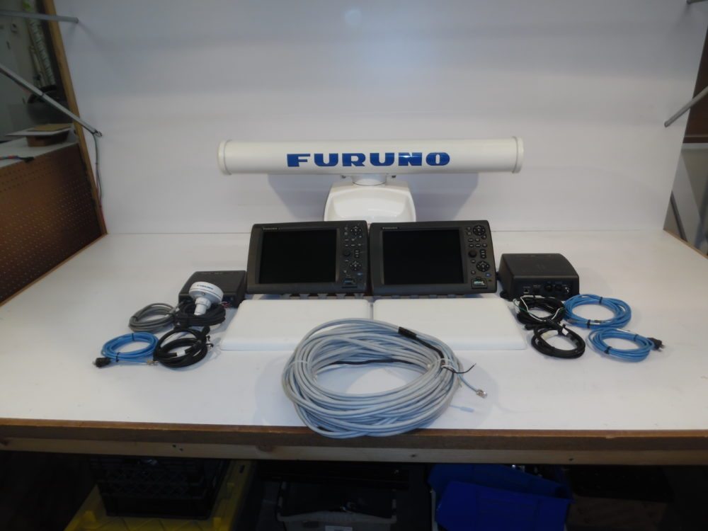 Dual Furuno Navnet 3D MFD12 w/ DRS4A GP330B DFF1 HUB-101 SYSTEM Tested ...
