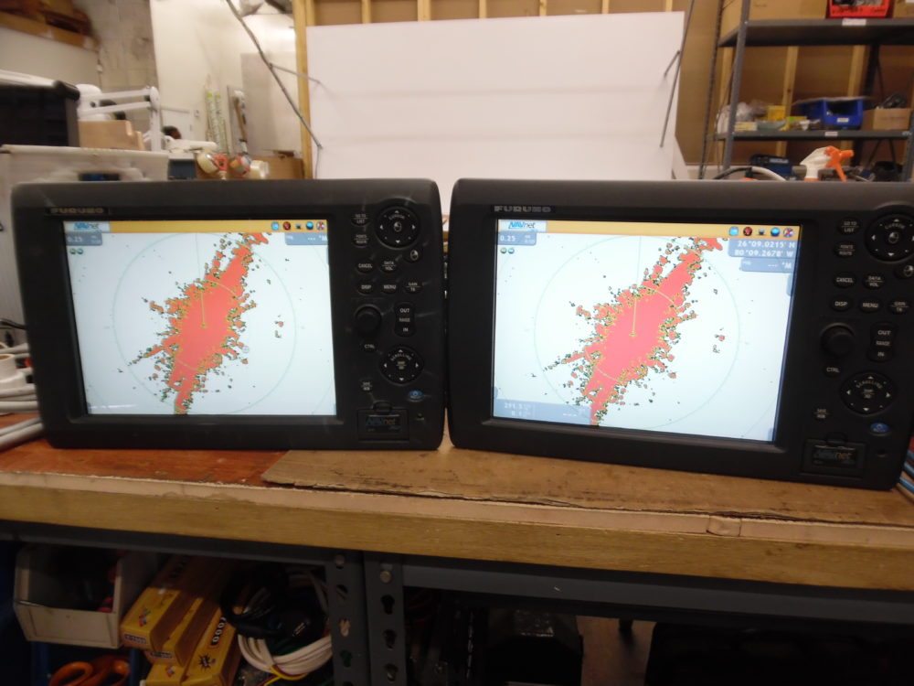 Dual Furuno Navnet 3D MFD12 w/ DRS4A GP330B DFF1 HUB-101 SYSTEM Tested ...