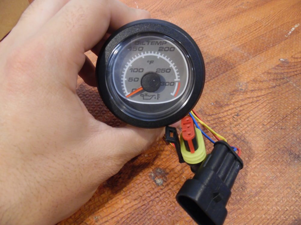 Mercury-Mercruiser OIL Temperature Gauge 79-879908K1 Good Cond - Max ...