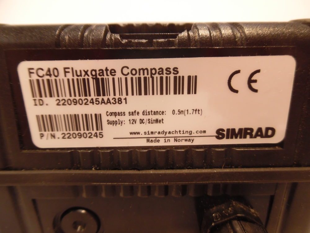 Simrad FC40 Compass 22090245 F/ Either Simnet or Micro-C Tested Good 90 ...