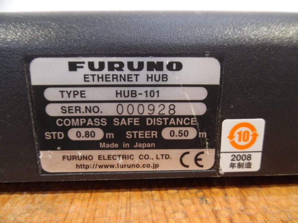 Furuno HUB-101 Ethernet Switch Hub for Navnet 3D TZ Ethernet - Fully ...