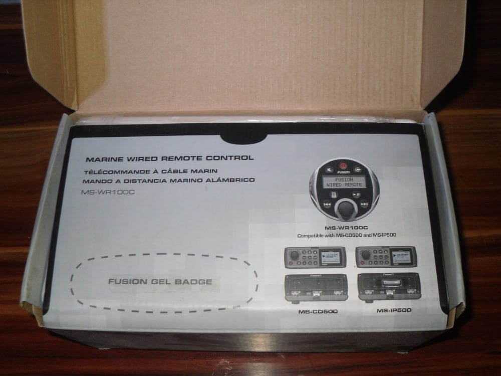 Fusion MS-WR100C Marine Wired Remote Control for MS-CD500 & MS-IP500 ...
