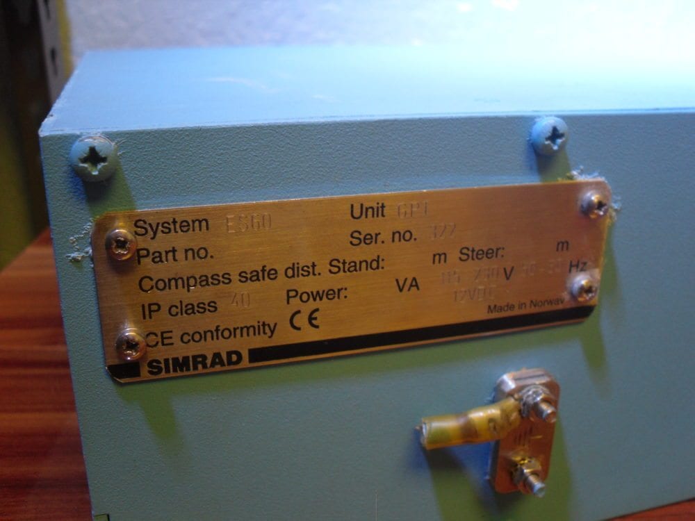Simrad ES60 Echosounder Transceiver - Untested - GPT General Purpose ...