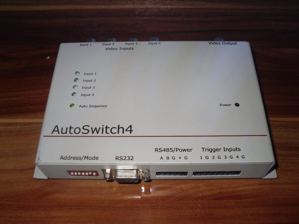 AutoSwitch4 Auto Switch 4 Video Switcher Input Output RS232 RS485 ...