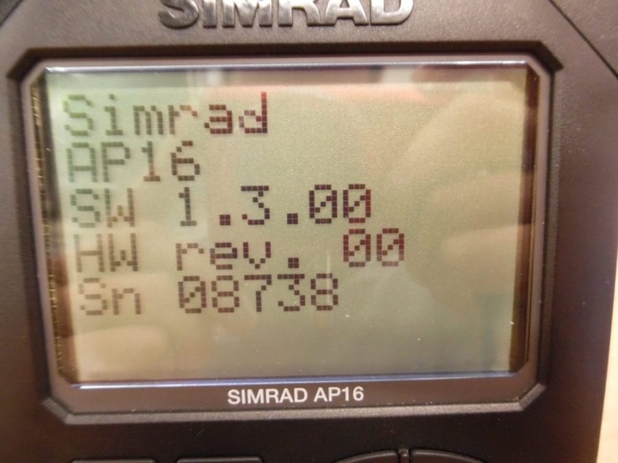 Simrad AP16 Autopilot Control Head 22087399 in Excellent Condition - 90 ...