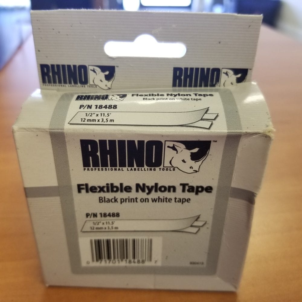 Rhino Genuine OEM Flexible Nylon Tape p/n 18488 1/2" x 11.5' - NEW SEALED IN BOX - Max Marine ...