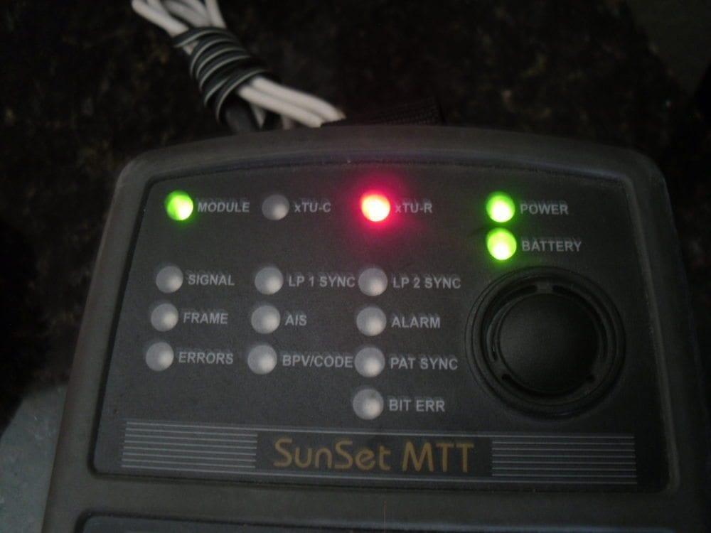 Sunrise Telecom Sunset MTT Tester w/ SSMTT-19 TI ADSL2+ ATU-R Module ...