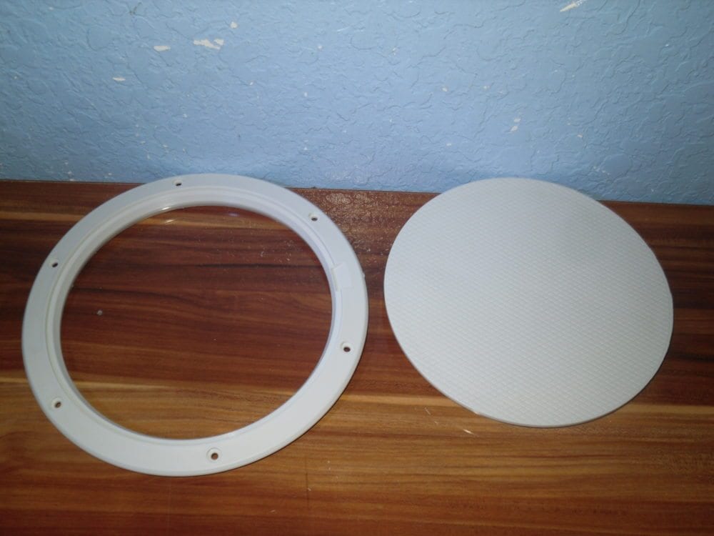 QTY 6 White 8" Boat Deck Plate NEW Round Access Inspection Hatch Pry ...