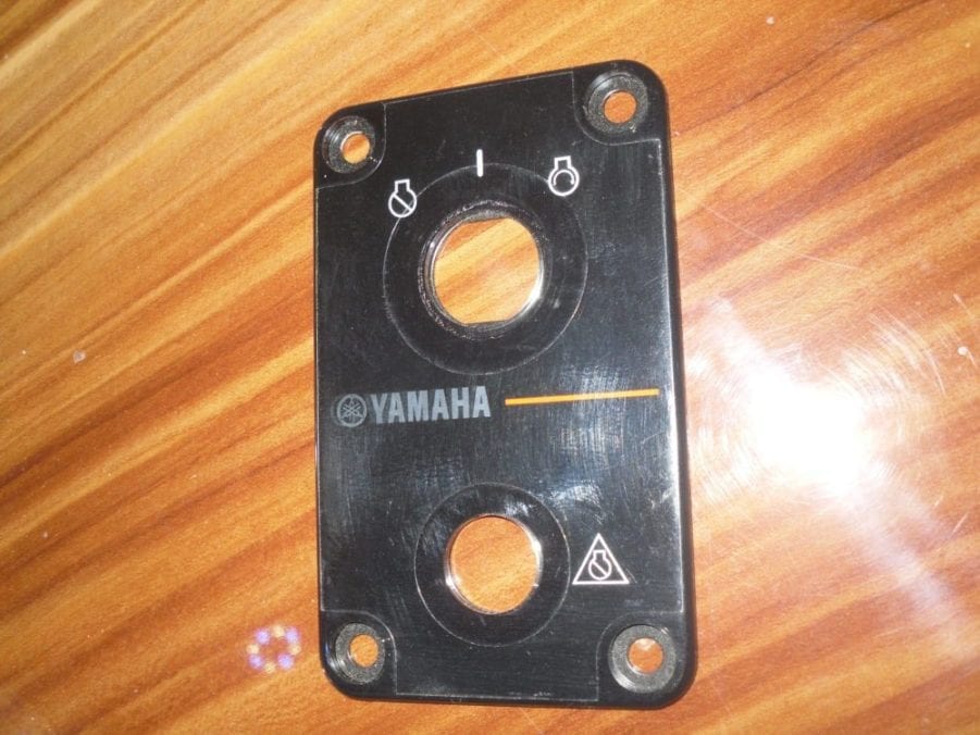 Yamaha GENUINE OEM Main Key Kill Switch Panel Plate - NEW OLD STOCK ...