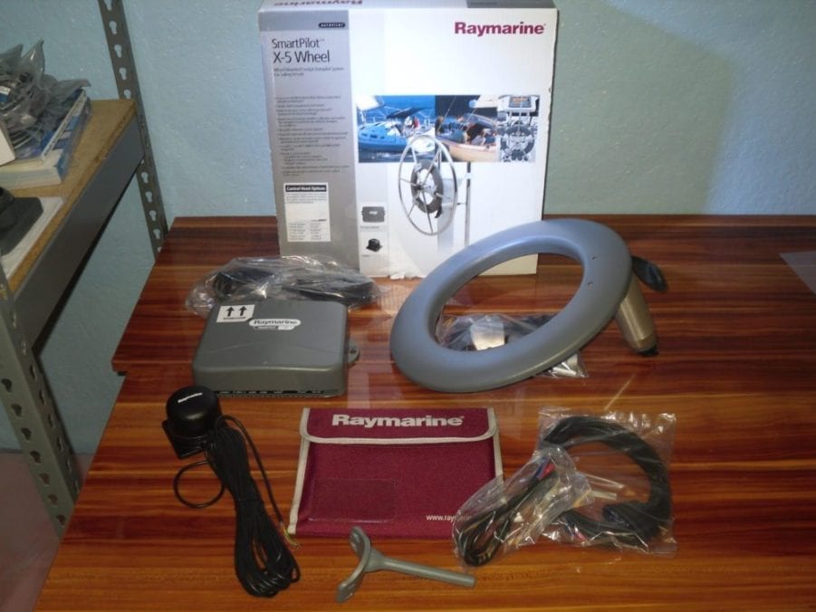 Raymarine SAILBOAT AUTOPILOT MINUS DISPLAY - Smartpilot X-5 Wheel Pilot ...