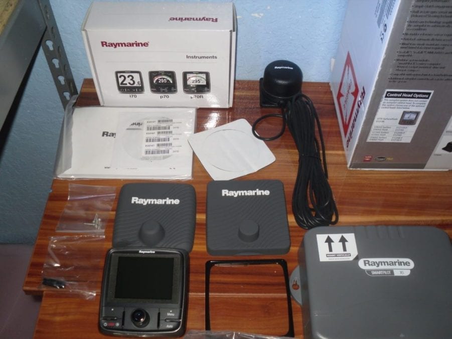 Raymarine COMPLETE SAILBOAT AUTOPILOT Smartpilot X-5 Wheel Pilot w ...