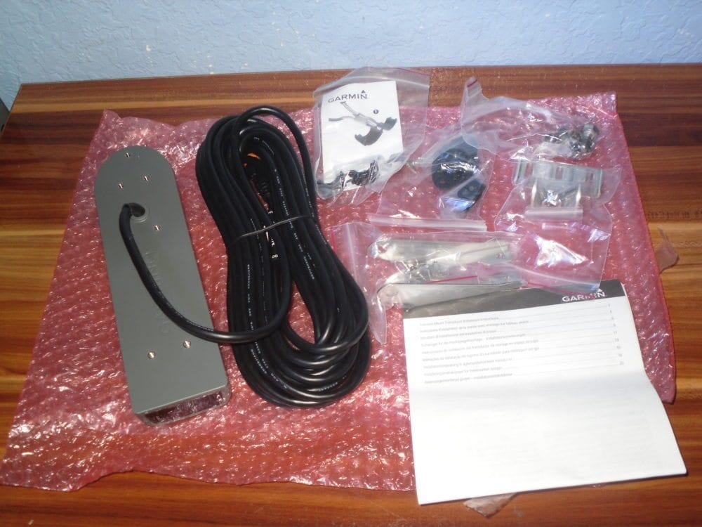 Garmin CV51M-TM Mid Band Traditional/DownVu/SideVu Chirp Transom Mount ...