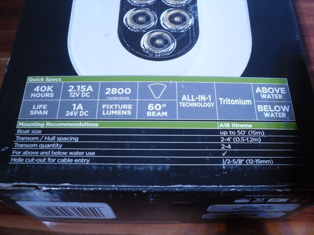 Ocean LED A16 Xtreme Amphibian Underwater Lights NEW - Midnight Blue ...