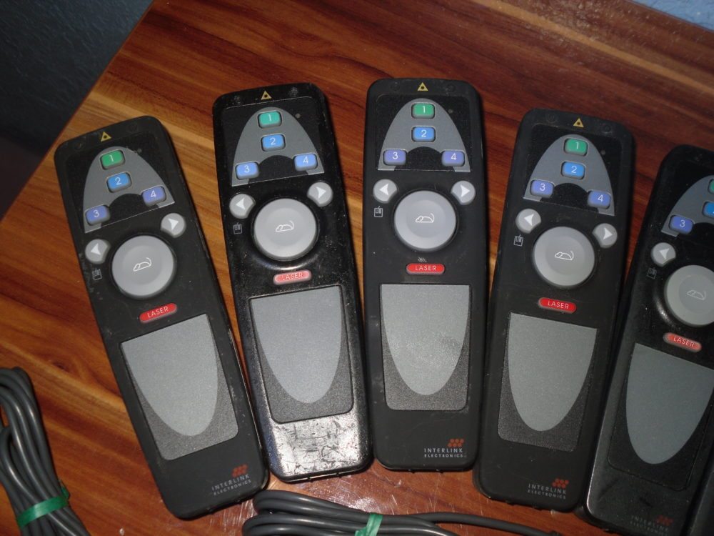 Interlink VP4810R LOT OF 9 Remotes & 4 54-14490 RF Receivers - Max ...