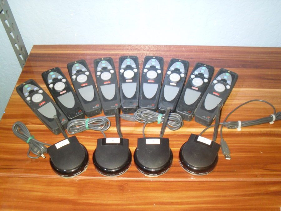 Interlink VP4810R LOT OF 9 Remotes & 4 54-14490 RF Receivers - Max ...