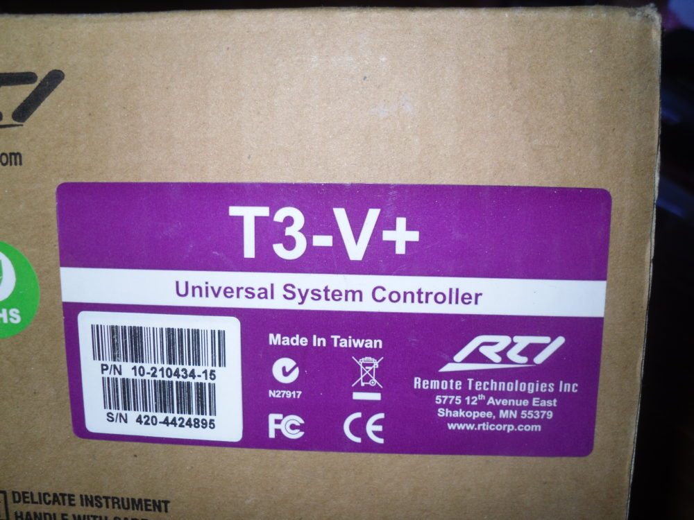 RTI T3-V+ Universal System Controller NEW OLD STOCK IN ORIGINAL BOX ...
