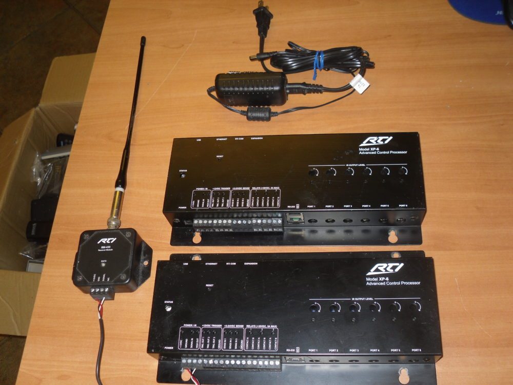 RTI XP-6 Advanced Control Processor w/ RM-433 Receiver Module & Pwr ...