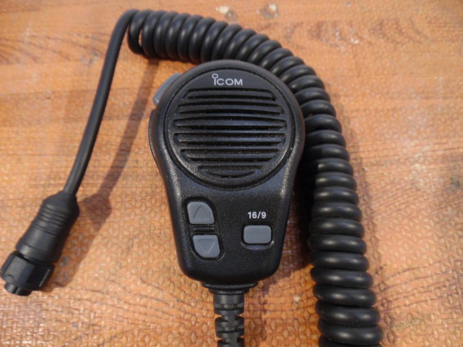 Icom HM-136B Microphone For IC-M601, IC-M602 Good Working Cond - Max ...