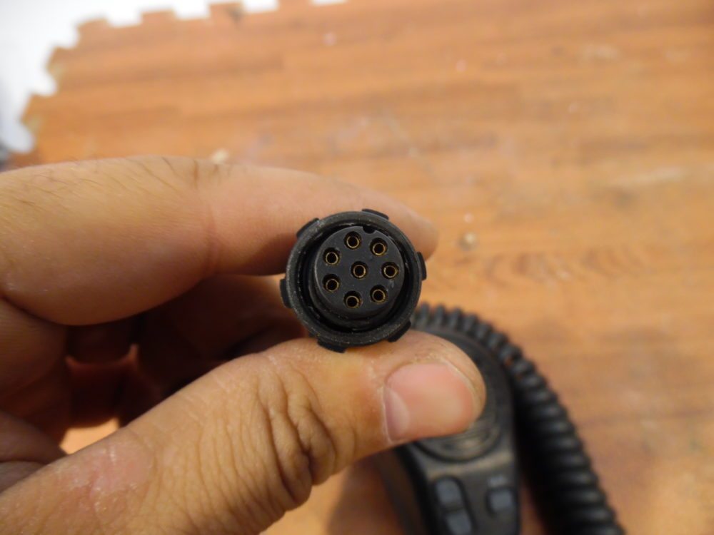 Icom HM-136B Microphone For IC-M601, IC-M602 Good Working Cond - Max ...